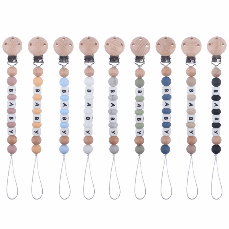 Personalised Pacifier Clip – tagged "Pacifier Chain Clip" – MrBiteBabyStore