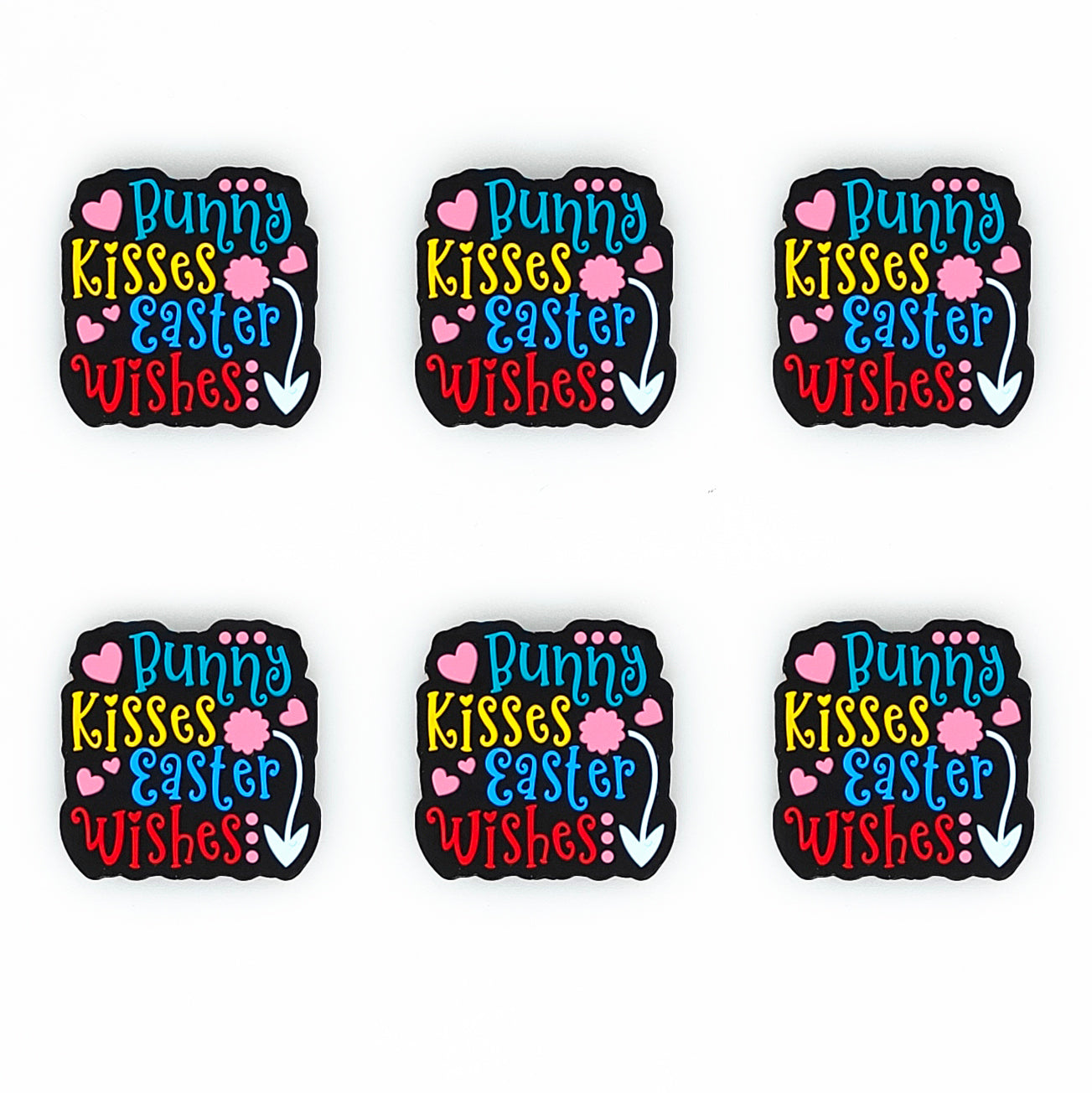 Bunny Kisses Easter Wishes Silicone Focal Bead – MrBiteBabyStore