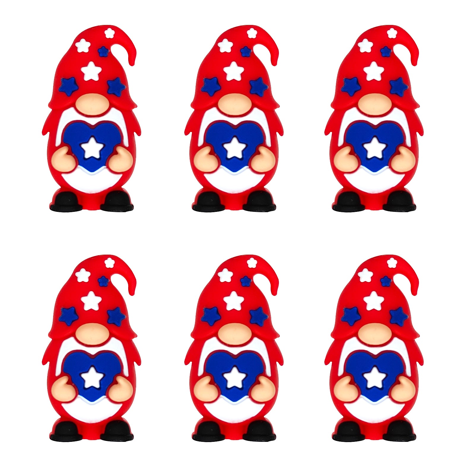 Patriotic 3D Gnome Focal – MrBiteBabyStore