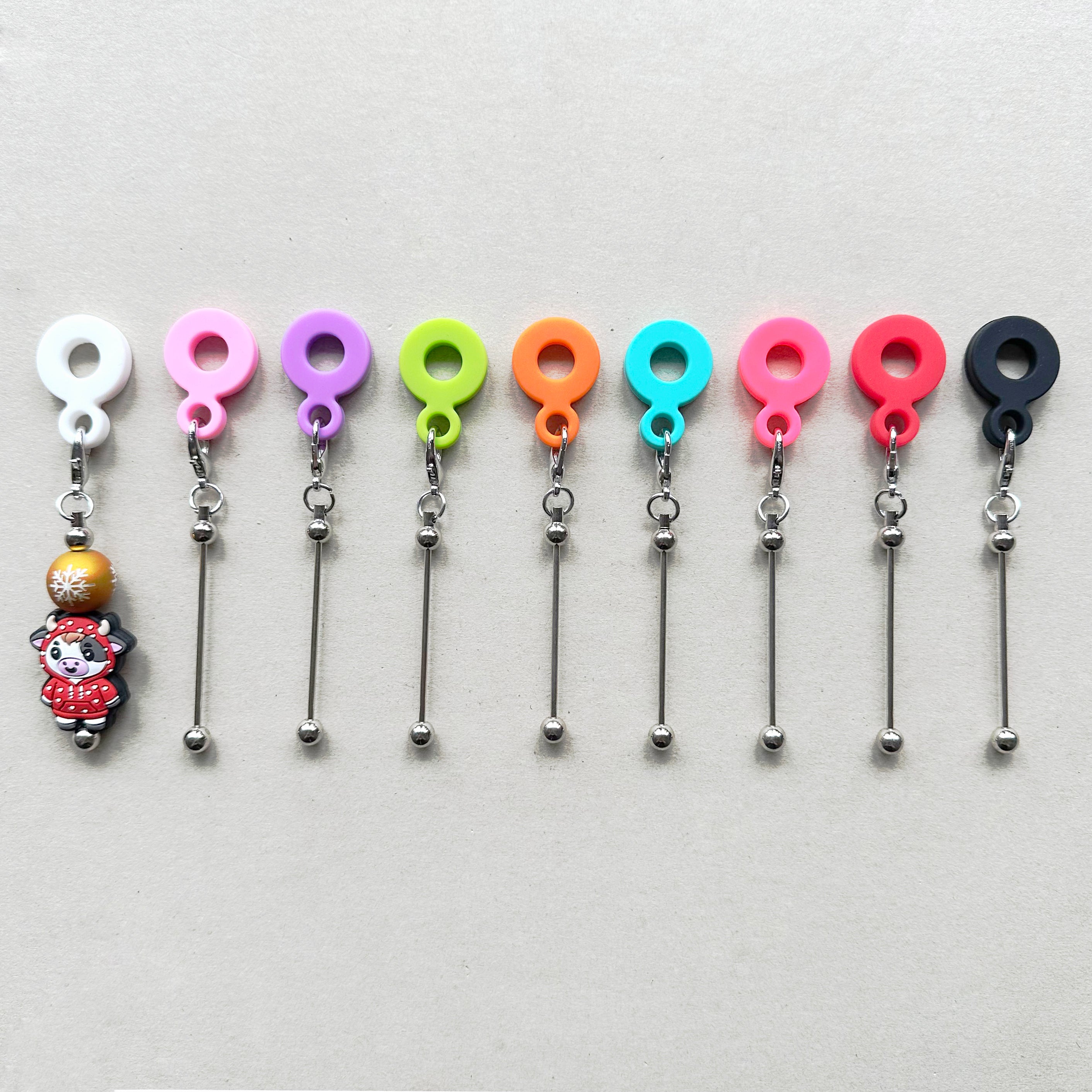 Beadable Straw Charm Blank DIY Tumbler Charm – MrBiteBabyStore