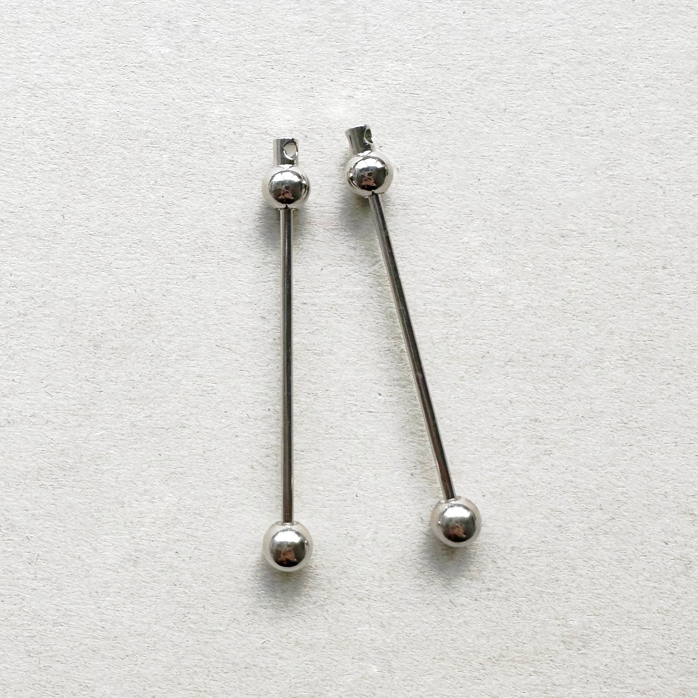 5Pcs/Lots Metal Beadable Bar For Beadable Keychain Blank – MrBiteBabyStore