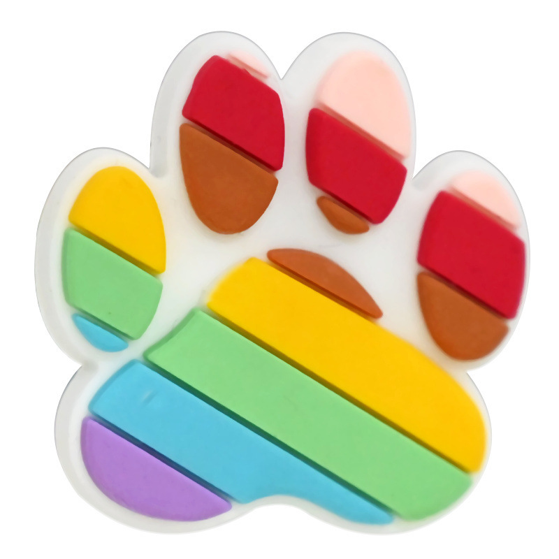 Rainbow Dog Paw Focal – MrBiteBabyStore
